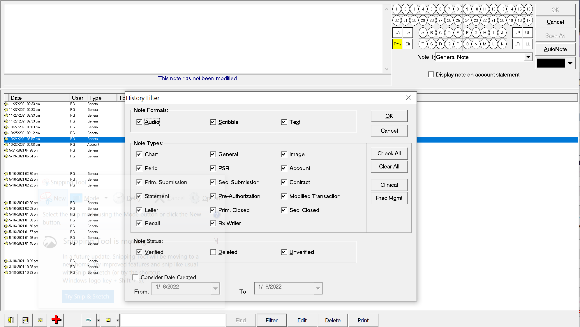 Patient Notes In Eaglesoft